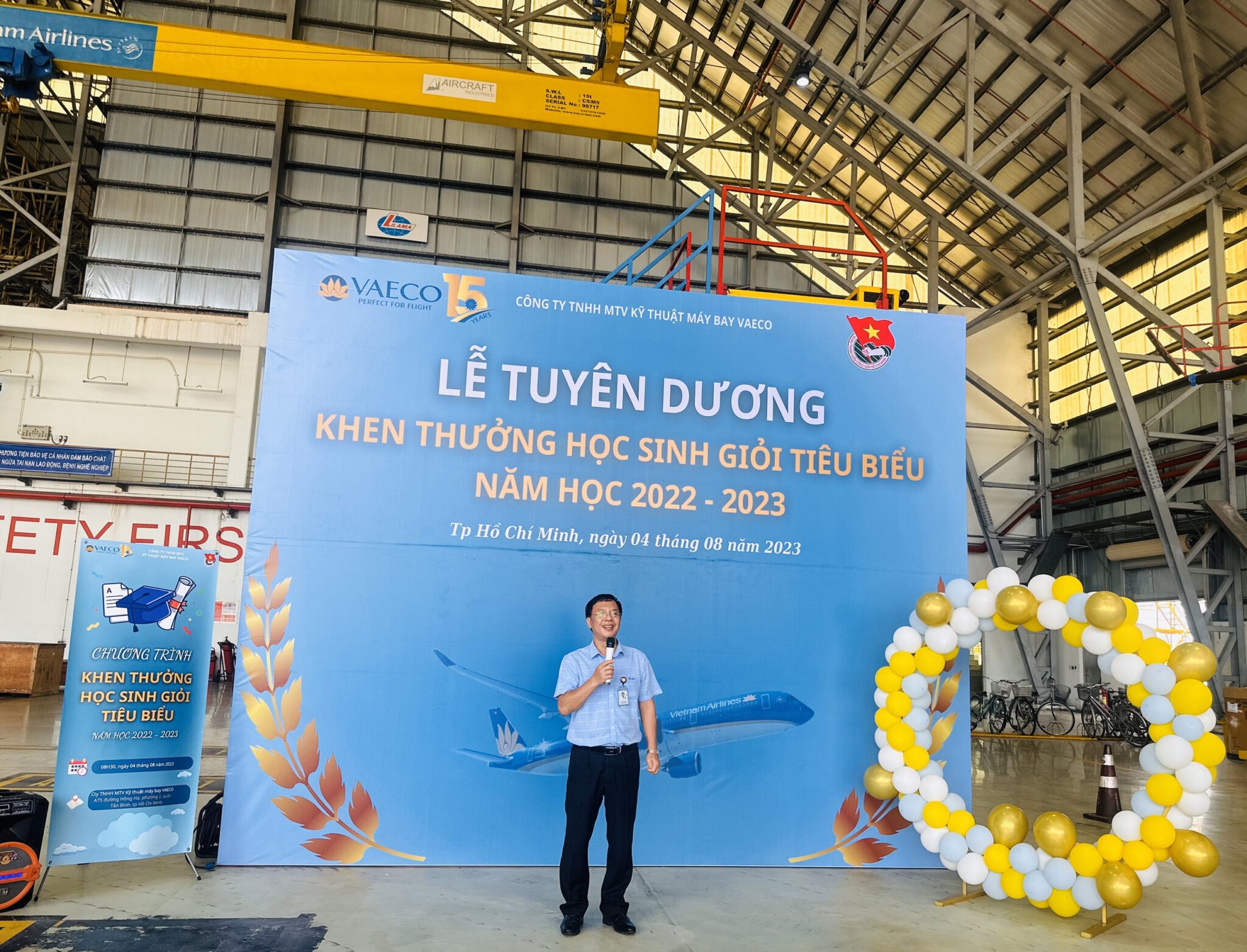 Đoàn cơ sở VAECO tuyên dương học sinh giỏi con CBNV Công ty tại khu vực ...