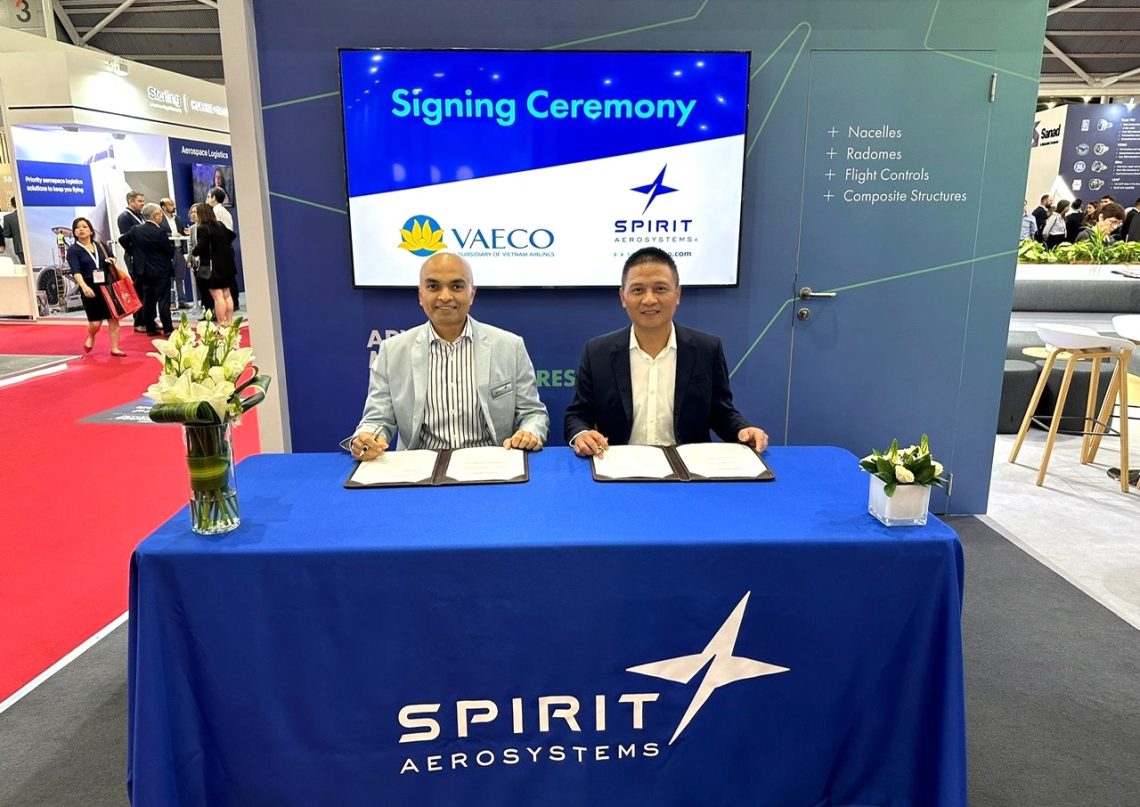Spirit AeroSystems và VAECO ký kết hợp tác bảo dưỡng, sửa chữa và đại ...