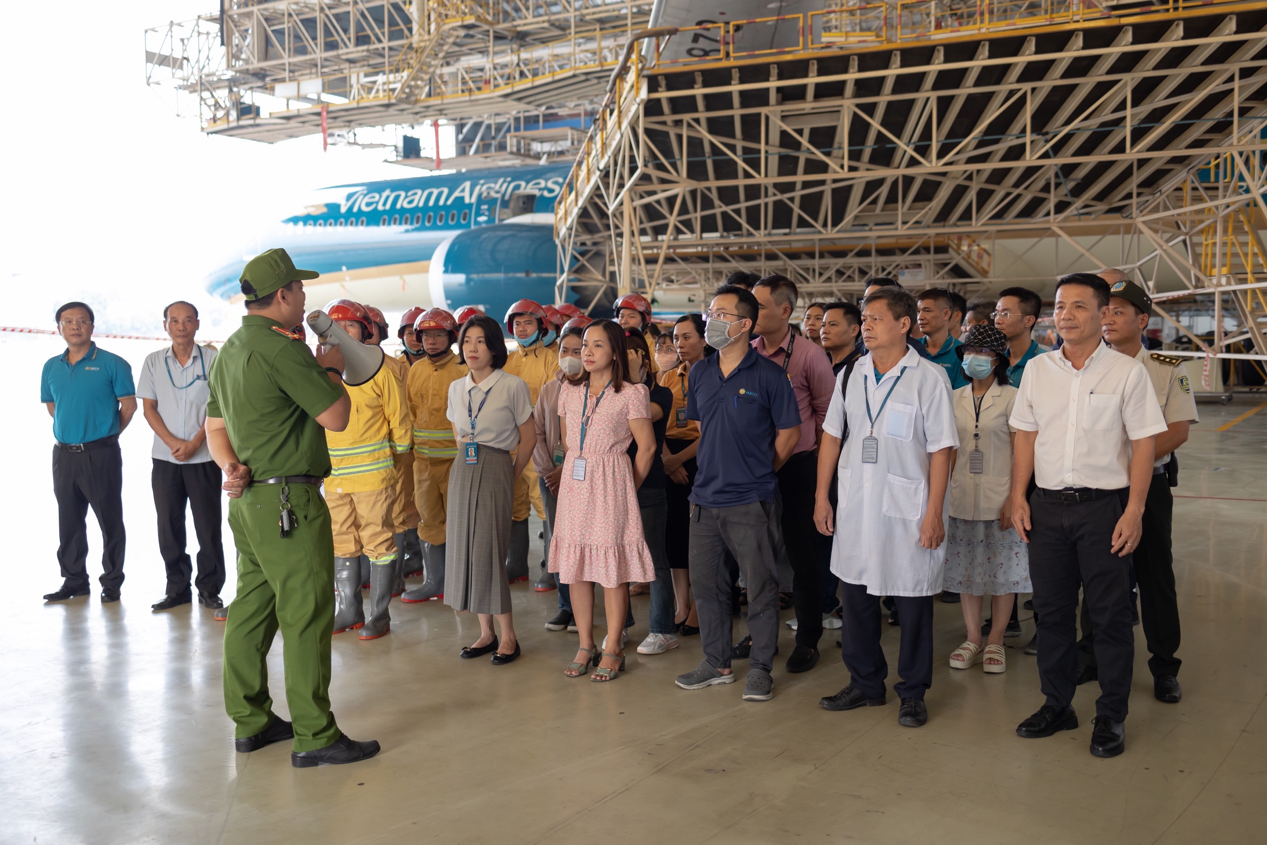 Diễn tập phương án chữa cháy, cứu nạn cứ hộ tại chi nhánh VAECO TP. HCM ...