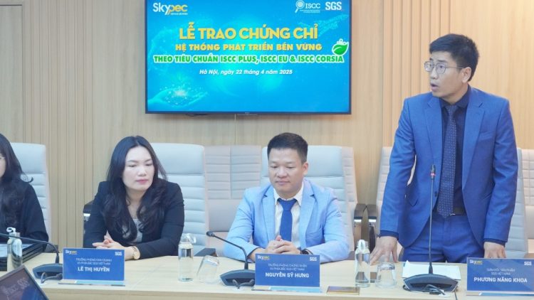 Skypec đón nhận chứng chỉ ISCC -khẳng định cam kết phát triển bền vững ...